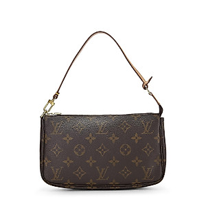 Louis Vuitton, Pre-Loved Monogram Canvas Pochette Accessoires, Brown