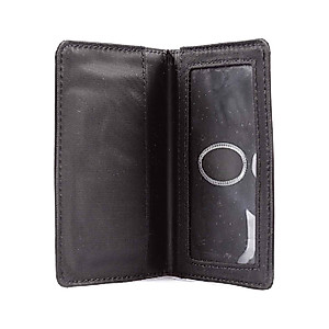 Big Skinny Card Case Slim Wallet, Holds Up to 16 Cards, Black