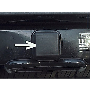 Upper Bound Universal Class 1 I and Class 2 II 1 1/4" Black Trailer Hitch Cover Cap Plug 1.25 Inch