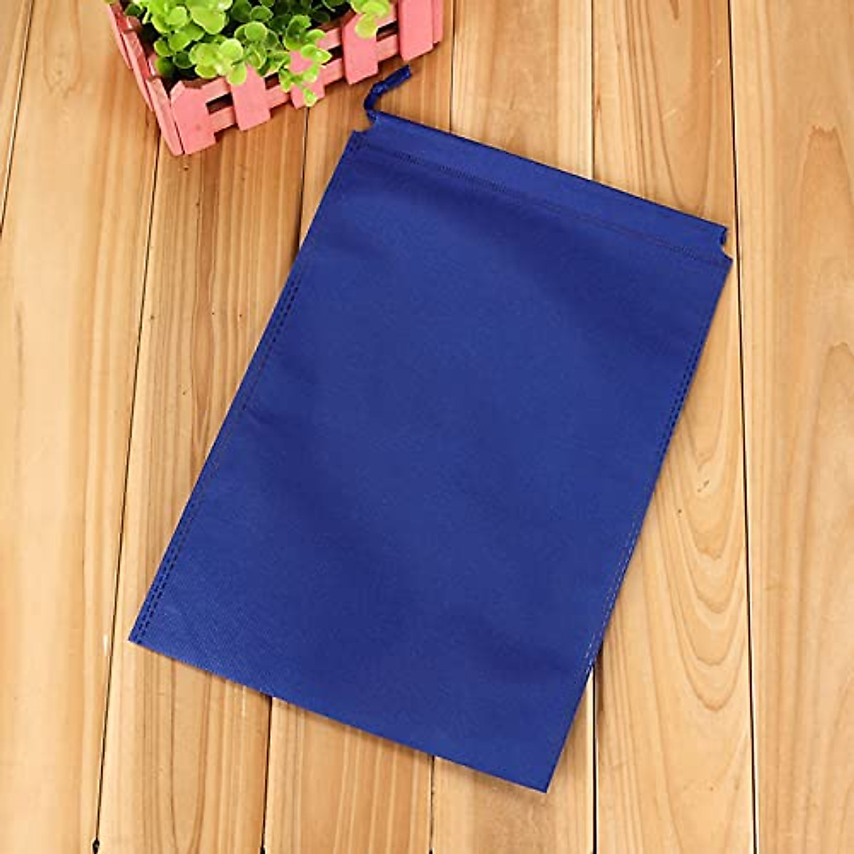 Shoe Bags Travel Storage Laundry Bags with Double Drawstrings Large Capacity Foldable Classified Shoe and Clothing Underwear Bags for Travel for Men and Women (Dark Blue) Clearence