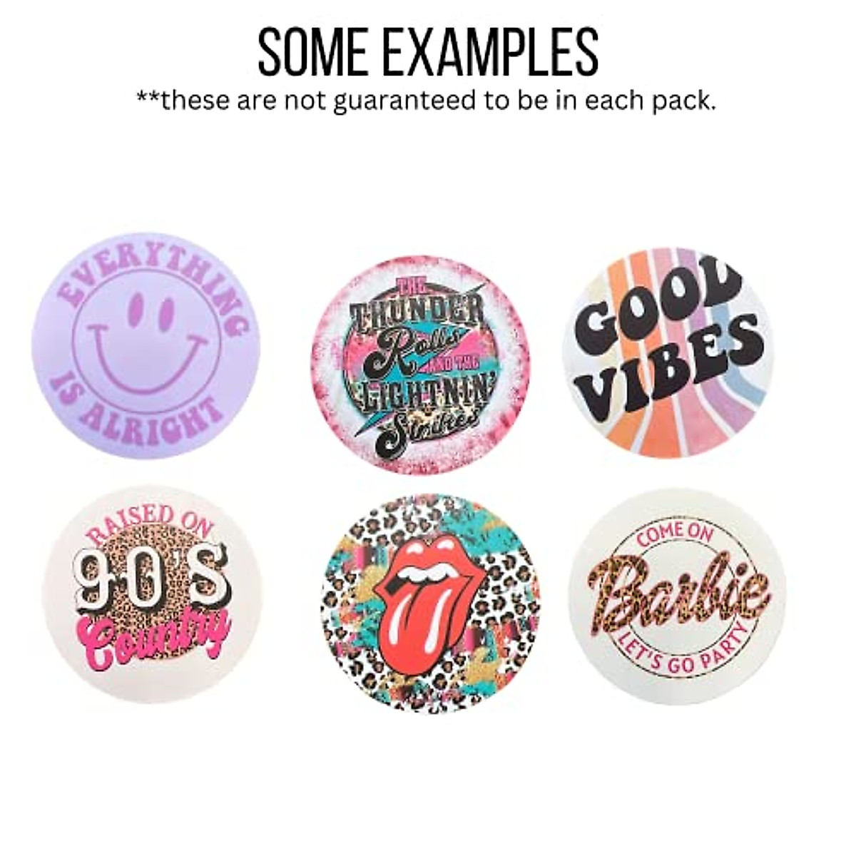 Freshie Cardstock Cutouts Rounds 3” inch for Freshies Random Mix | 32 pk| For Scented Aroma Beads Bake with Mold for Car Freshie Designs, Western, Cow, Drip, Beer available Smiley, Mama, Bull Skull