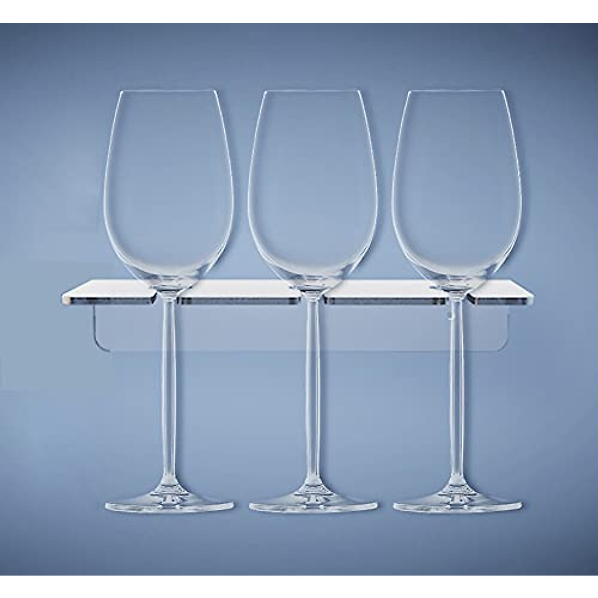 Wine Glass Holder Under Cabinet Goblet Wine Glass Holder Kitchen Cabinet Storage Rack Cup Hook Tableware Storage Rack Suitable for bar Kitchen (1 Set)