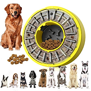 C and E Limited Awesome Puzzle Slow Feeder Dog Bowl; Prevents & Relieves Anxiety & Boredom! Better Digestion Leads to a Happier & Healthier Pet. Wonderful Enrichment Dog Bowl, Dog Puzzle Bowl
