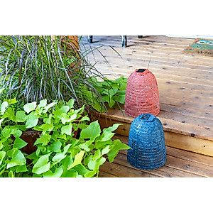 Allsop Home & Garden 32300 Stella Bell Solar Lantern, Burnt Sienna