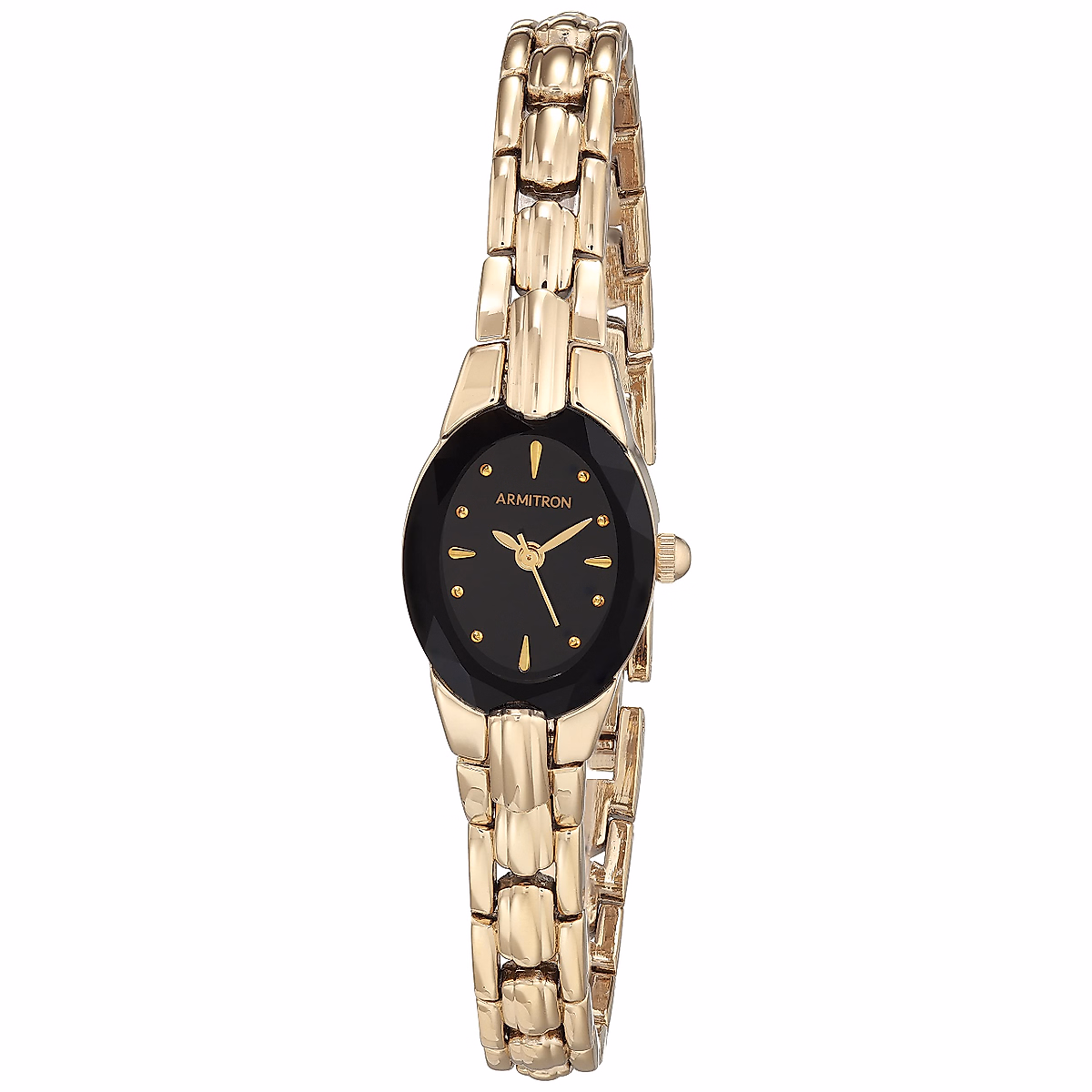 Armitron Women's Bracelet Watch, 75/3313 - Black/Gold-Tone