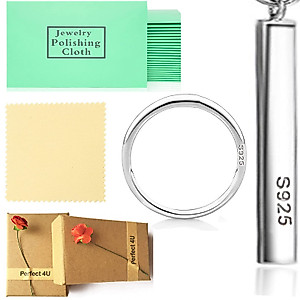 Perfect 4U Round Long Necklace 925 Sterling Silver Chain for Women Handcrafted Jewelry 16" - 30"