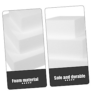 COLLBATH 3pcs Foam Cake Model Cake Foam Display Cake Foam Cake Foam Cake Dummies Faux Wedding Cakes Wedding Cake Stands Party Accessories Big Cake to Rotate White Round