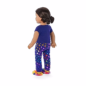 American Girl Girl of The Year Kavi Sharma 18-inch Doll Shining Star Pajamas Featuring 4 Pieces for Ages 8+