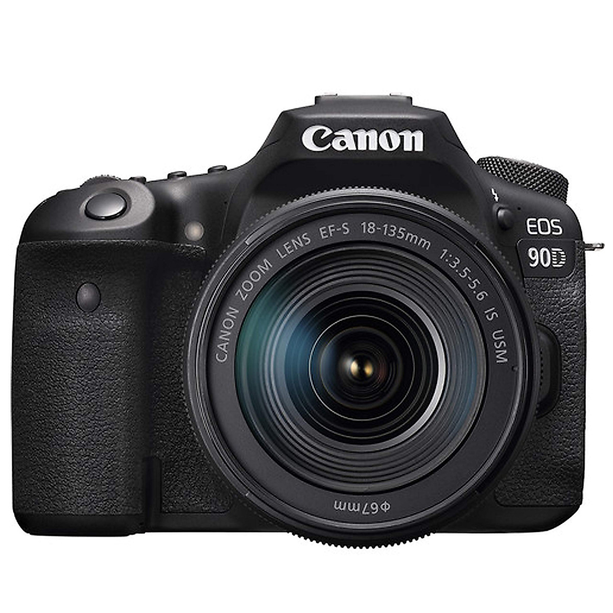 Canon EOS 90D DSLR Camera with 18-135mm USM Lens+ 128GB Card, Tripod, Case, and More (22pc Bundle) (Renewed)