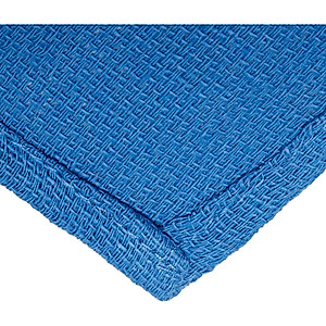 Global Industrial 50 Lb. Box 100% Cotton Huck Towels, Blue