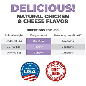 Mighty Petz MAX Hemp Calming Chews for Dogs - Dog Anxiety Relief with Melatonin + Hemp Oil. Dog Calming Treats, Calming Dog Chews, Advanced Pet Composure and Sleep Support