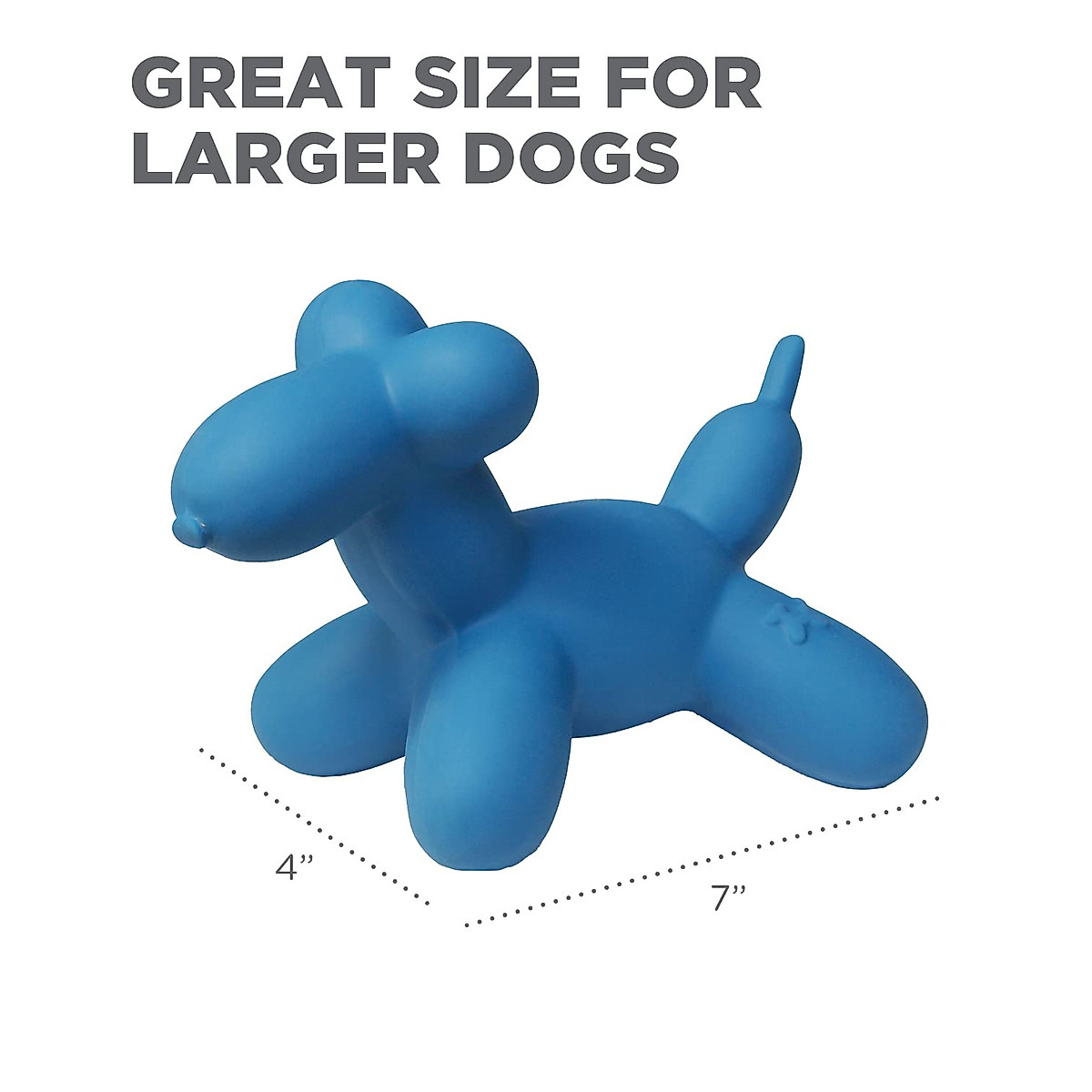 Outward Hound Latex Rubber Balloon Dog Squeaky Dog Toy, Large