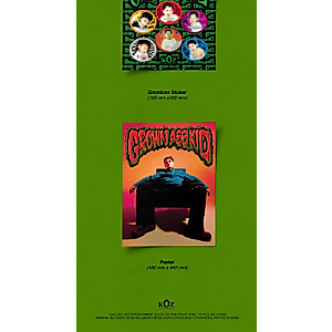 DREAMUS ZICO Grown Ass Kid 4th Mini Album PhotoBook Version CD+Poster on Pack+Photobook+Sticker+Tracking Sealed, GREEN