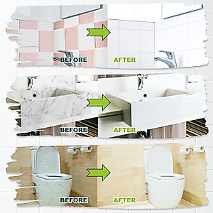 Tub and Tile Refinishing Kit, DIY Sink Bathtub Reglaze Kit White, Tile Paint Kit Bathroom Easy to Use, Low Odor Bathtub Refinishing Paint for Bathroom Porcelain Kitchen Fiberglass