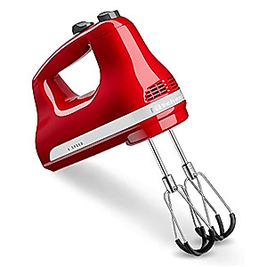 KitchenAid Cordless Variable Speed Hand Blender - KHBBV53 & KHMFEB2 Flex Edge Beater Accessory for Hand Mixer, One Size, Stainless Steel