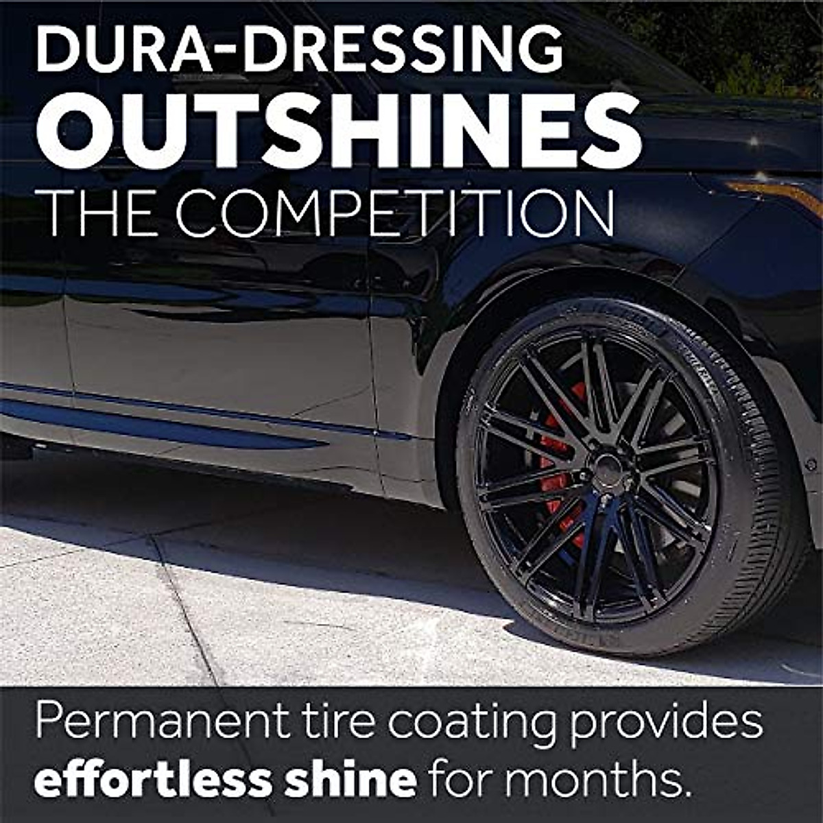 Dura-Dressing Total Tire Kit, XL Kit for 2-3 Cars or 1 Large Truck – Tire Dressing and Cleaning Kit – Made in the USA to Ensure your Tires Shine and Look Great