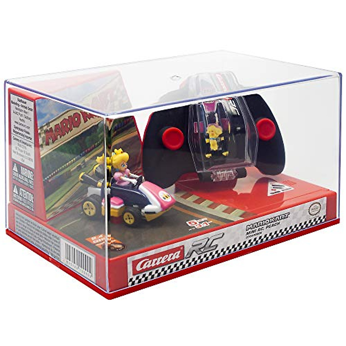 Carrera RC Nintendo Mario Kart 2.4 GHz Mini Collectible Radio Remote Control Toy Car Vehicle - Peach