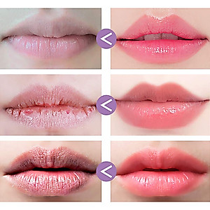 Lip Scrub Mask, Lip Sleeping Mask with Double Effect, Repair Lip Mask for Dry, Cracked Lips, Lip Moisturiser for Lip Treatment Care, Lip Repair Balm (Strawberry)