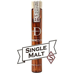 Daneson Single Malt Scotch Wood Toothpick Lightweight Portable Wooden Gift for Men With Elegant and Luxury Design Toothpick Holder 12 Toothpicks(SCOTCH)