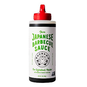 Bachan's Japanese Barbecue Sauce, Yuzu, 17 Oz, Non GMO, No Preservatives, Vegan, BPA free, BBQ Sauce for Chicken, Beef, Pork, Noodles, and More
