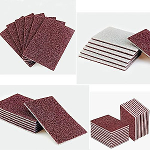 auons 20pcs Nano Carborundum Sponge, Emery Sponge Brush Clean Eraser Scrub, Kitchen Magic Cleaning Sponge for Removing Rust Cleaning Pots and Pans, Household Cleaning Tool