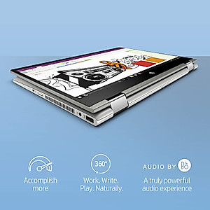 HP Pavilion X360 14-Inch Convertible Laptop, Intel Core I5-8265U Processor, 8 GB RAM, 1 TB Hard Drive & 128 GB Solid-State Drive, Windows 10 Home (14-cd1042nr, Mineral Silver)