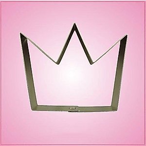 Simple Crown Cookie Cutter 3-1/2 inches tall, 3 inches wide
