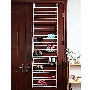 Over-The-Door 36 Pair Wall Hanging Shoe Rack Organizer Holder Closet Storage