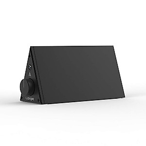 LOXJIE A10 Desktop Stereo Power Amplifier Digital Class-D High-Power Audiophile Level Amp Chip TPA3116 (Black)