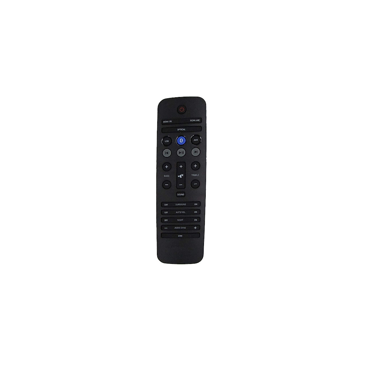 HCDZ Replacement Remote Control for Philips Fidelio YKF297-009 HTL9100 HTL7180 YKF297-006 HTL9100/12 HTL9100/79 HTL5120 HTL5120/12 Soundbar Sound Bar Speaker