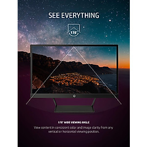 HP Pavilion 22CWA 21.5 IPS LED Monitor 1920x1080 Full HD HDMI VGA (Renewed)