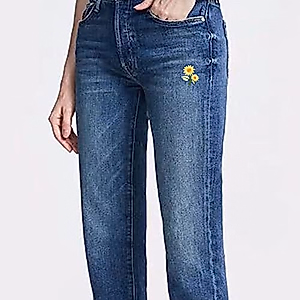 Modixun 15pcs Mini Flowers Iron On Patches, 13 Patterns Decorative Embroidered Patches, Sew On/Iron On Patch Applique for Jeans, Clothing, Hat, Jacket, Mini Flowers