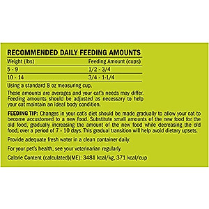 Purina Cat Chow Naturals Dry Cat Food, Indoor With Real Chicken & Turkey, 3.15 Lb Bag