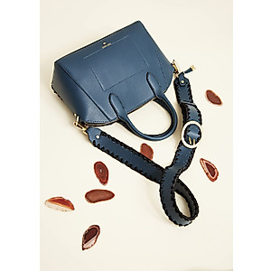 Niko Ineko Women's Bowler Shoulder Bag Kitty Snout Hardware Teal