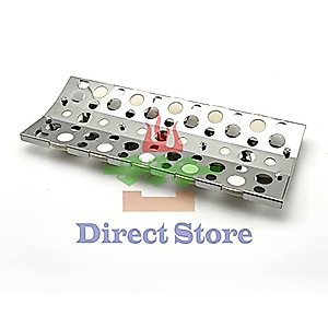 Direct Store Parts DP112 (4-pack) Stainless Steel Heat Plate, Heat Shield, Heat Tent, Burner Cover, Vaporizor Bar, and Flavorizer Bar Replacement for Select Turbo Gas Grill (4)