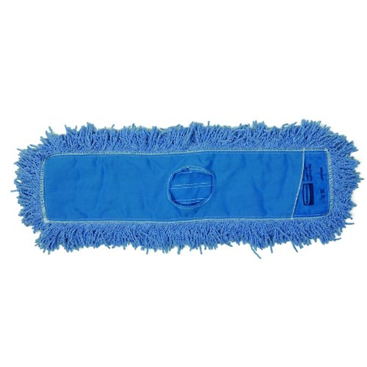 Rubbermaid Commercial Products Twisted Loop-Dust Mop Head Replacement, 25-Inch, Blue, Cotton Refill for Industrial Use, Fits Standard Size Mop Frame