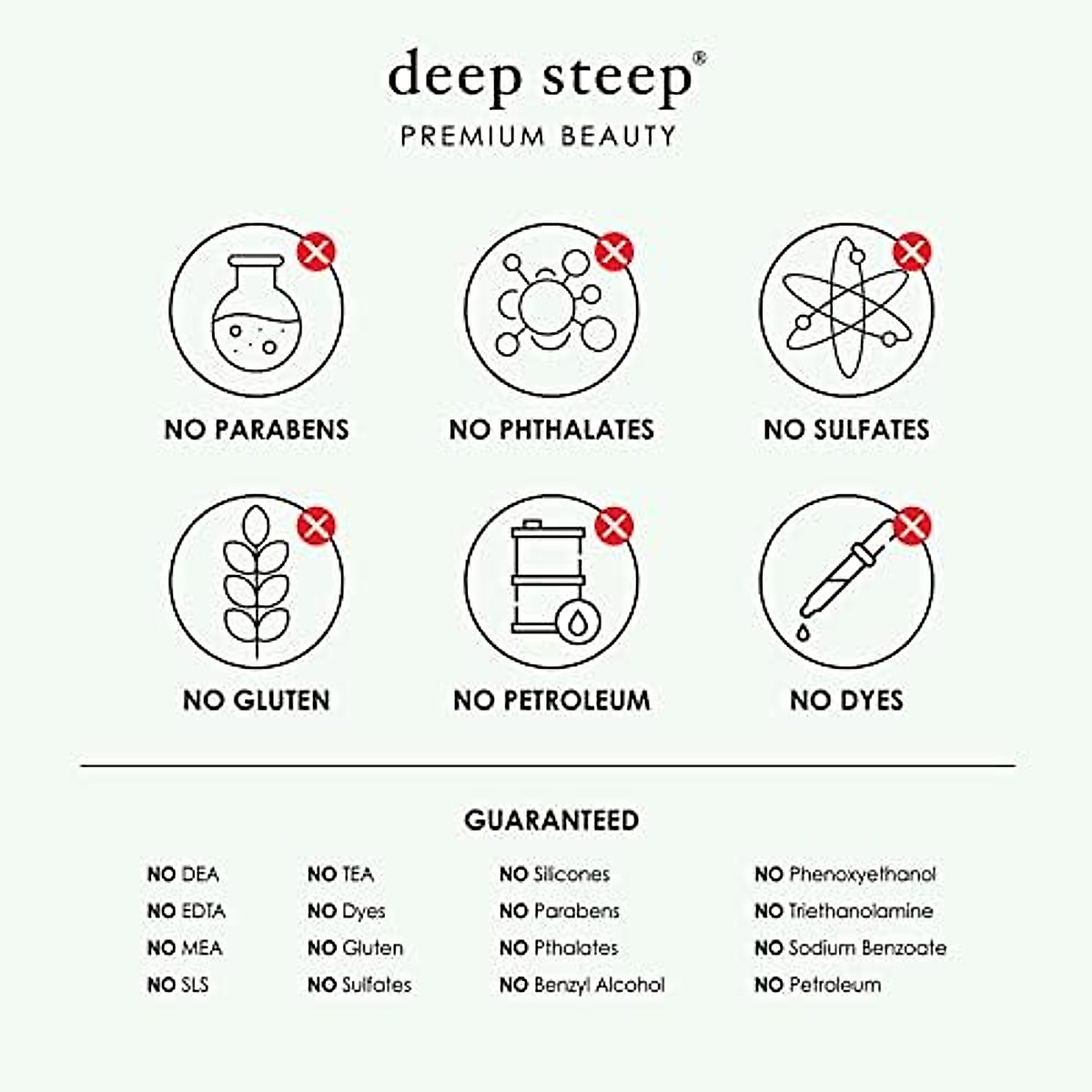 Deep Steep Shampoo & Conditioner, Premium Hair Care (Argan Oil- Hydrating Volume, 10 oz)