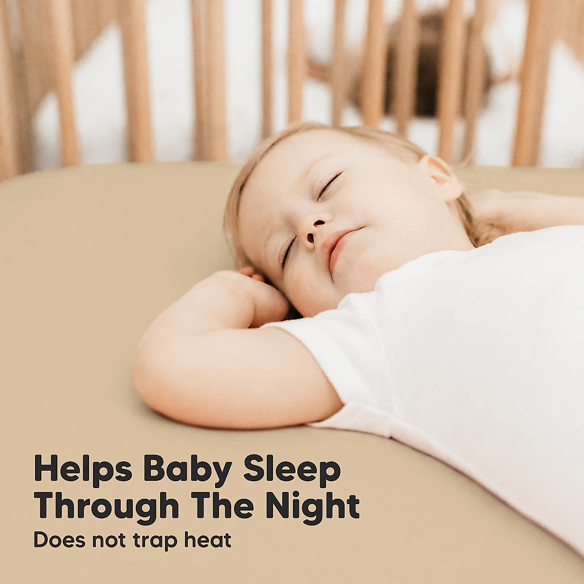 2-Pack Crib Sheets for Boys, Girls - Viscose Derived from Bamboo Fitted Crib Sheet, Baby Crib Sheets Neutral, Crib Mattress Sheet, Toddler Bed Sheets, Baby Sheets for Crib Fitted Sheets (Rust)