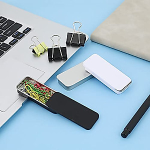 KALIONE Metal Box Containers Empty Slide Top Small Metal Containers 3.14 by 1.34 by 0.4 Inch Rectangular Storage Box Containers for Candies Jewelry Crafts Pills Survival Kit 3Pcs