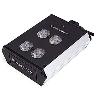 Pangea Audio Quattro Premier SE - 4 Outlet Power Center 20 Amp Outlets and 20 Amp IEC