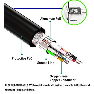 Ruaeoda USB to USB Cable Male to Male 20 ft, Long USB 3.0 Cable A to A for Data Transfer Hard Drive Enclosures, Printer, Modem, Cameras
