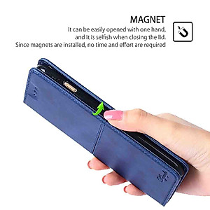 BANLEI2U Phone Cover Wallet Folio Case for Oppo Reno 2 Z, Premium PU Leather Slim Fit Cover for Reno 2 Z, Luxury, Blue