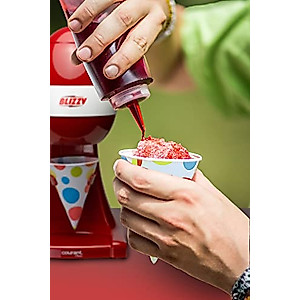 Courant CSM2081 Snow Cone Maker, Festive Red