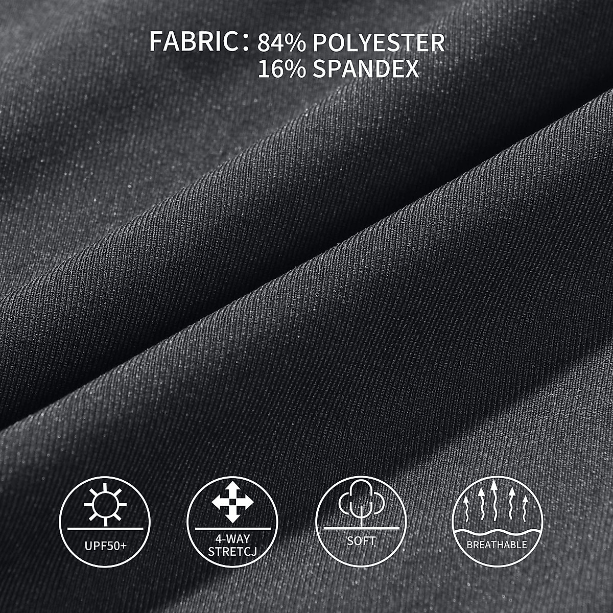 MakyeAme Women's 20" Knee Length Golf Skorts Skirts Casual Athletic Tennis Modest Skirts High Waist with Pockets UPF50+, Dark Grey XL