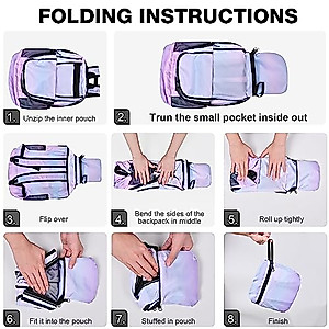 Wolka Packable Hiking Backpack 20L Ultralight for Women/Man,Small Waterproof Traveling Daypack for Park/Camping/Outdoor/Stadium