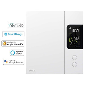 Sinopé Smart Wi-Fi Thermostat for Electric Baseboard Heating TH1124WF (Works with Amazon Alexa and Apple HomeKit) 4000 W / 240 V