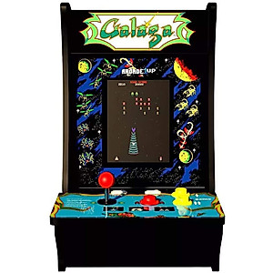 Arcade1Up 5-Game Micro Player Mini Arcade Machine: Galaga 88 Video Game – Fully Playable Electronic Games - Color Display – Speaker – Volume Button