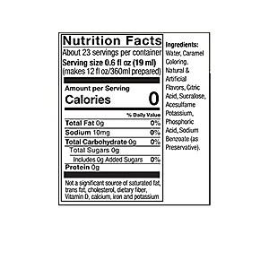 SodaStream Diet Caffeine Free Cola, 440ml, 14.8 Fl Oz (Pack of 4)