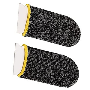 Jopwkuin Game Control Sleeves, Durable Lightweight and Portable Game Finger Sleeves for Family for Mobile Game