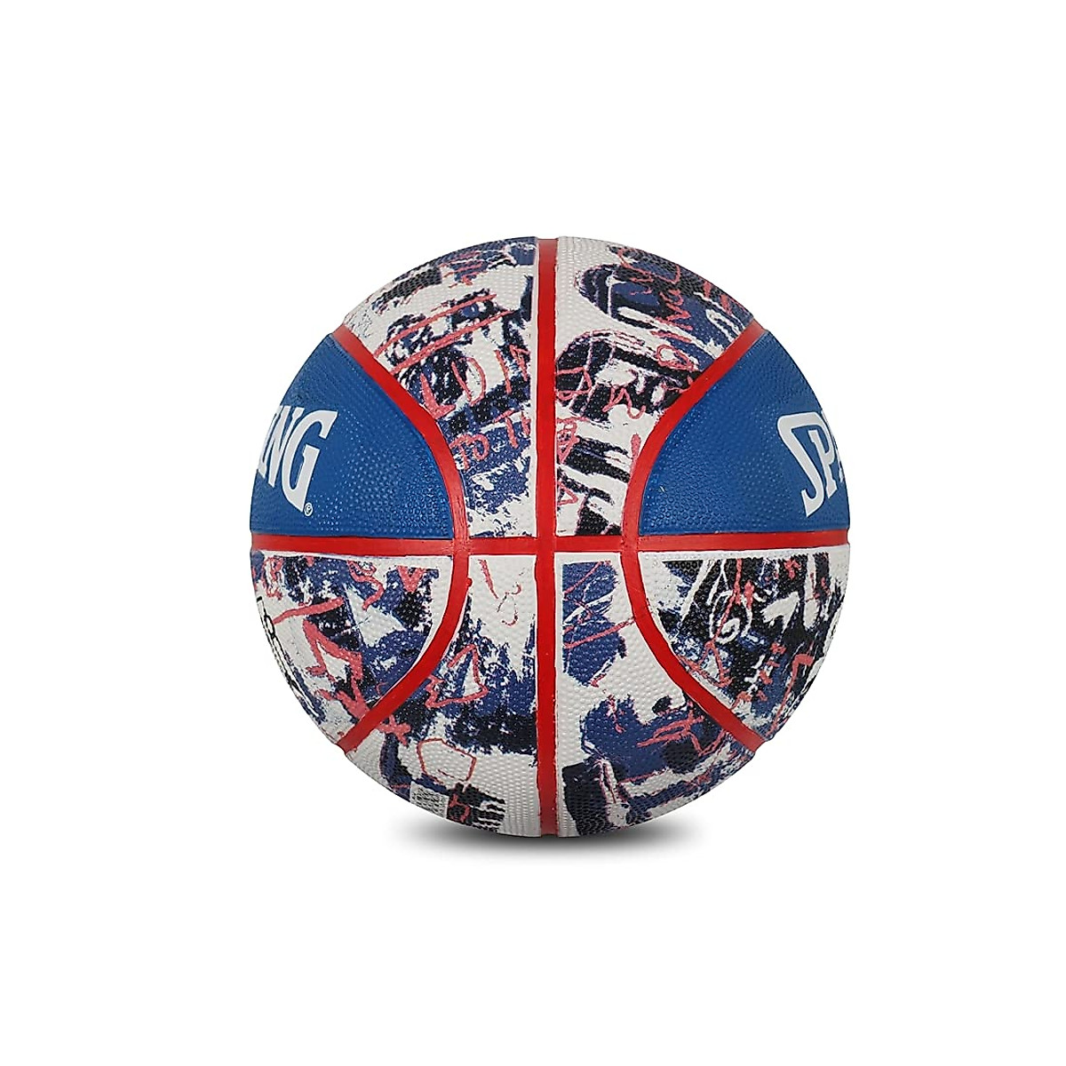 Spalding Graffiti Rubber Basketball Official Full Size 7 (Blue-Red)